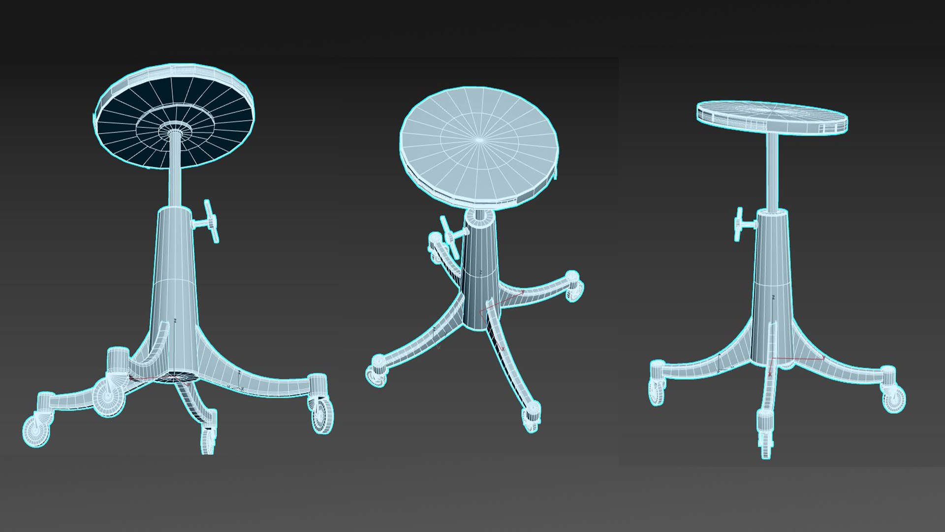 Old Rusted Stool 3D Model - TurboSquid 2093253