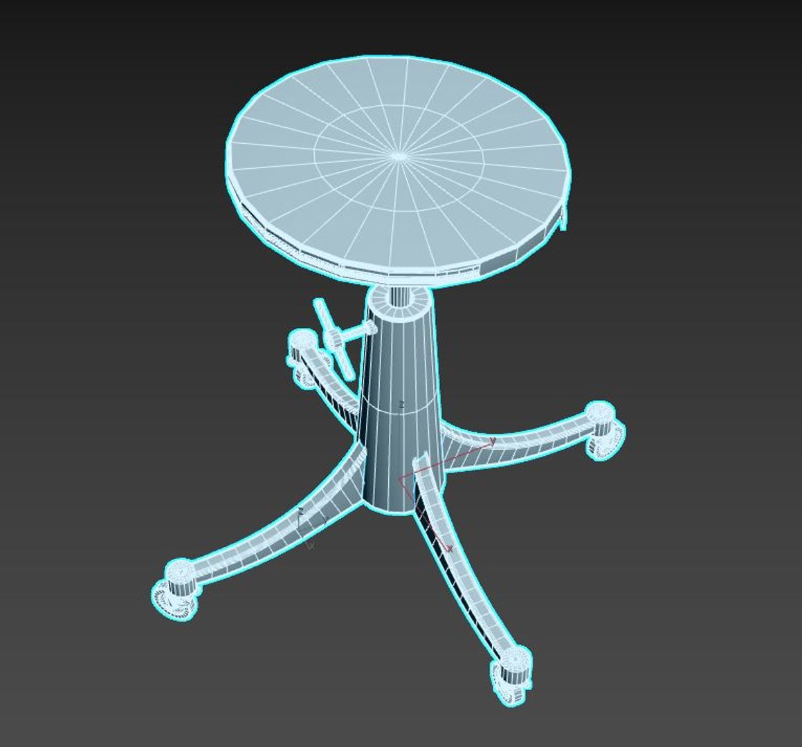 Old Rusted Stool 3D Model - TurboSquid 2093253