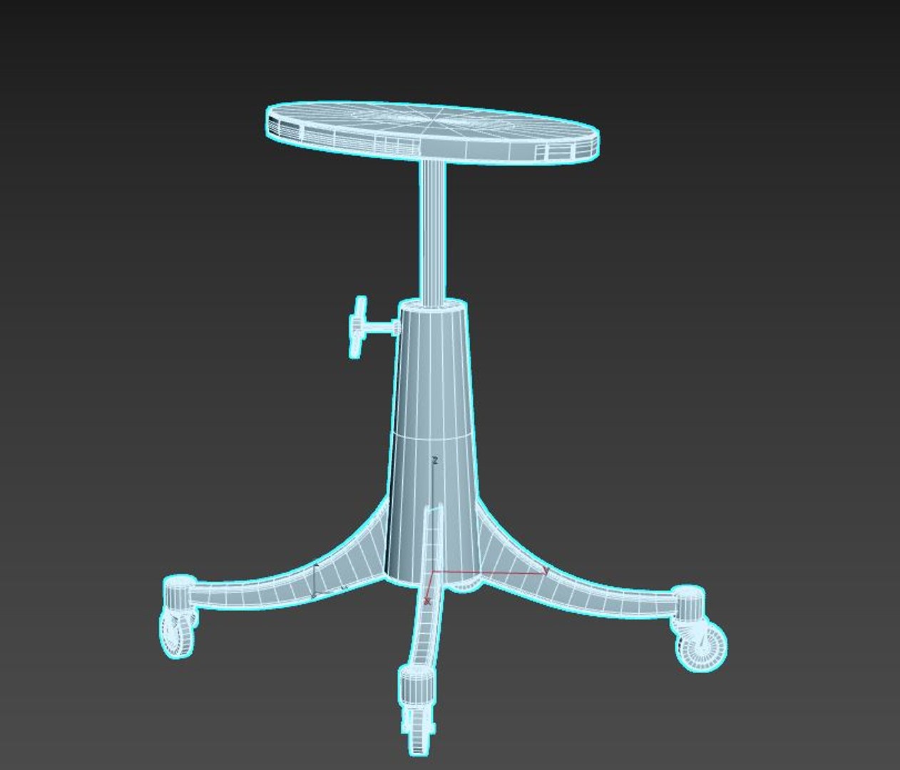 Old Rusted Stool 3D Model - TurboSquid 2093253