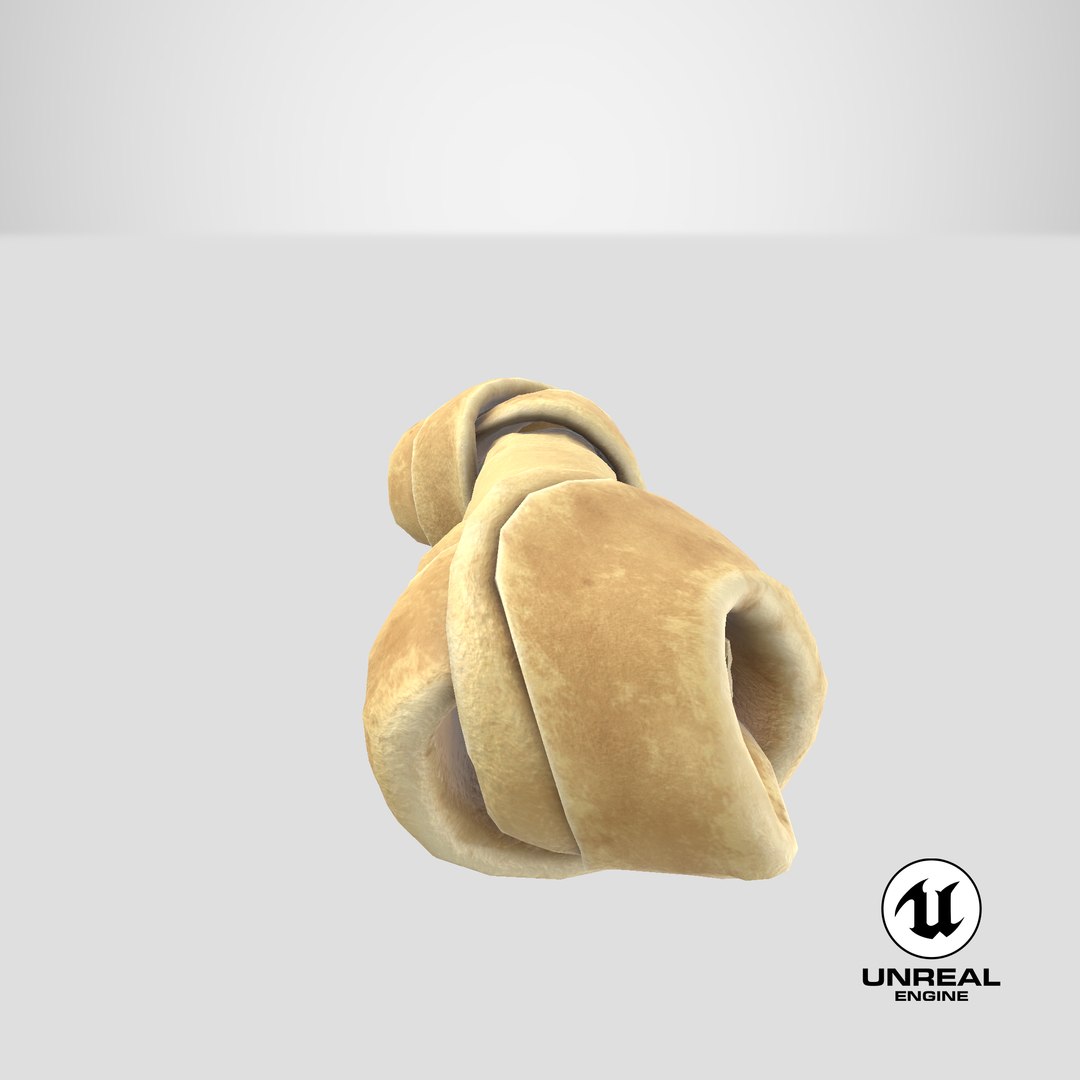 Raw Hide Bone 02 3D Model - TurboSquid 1153423