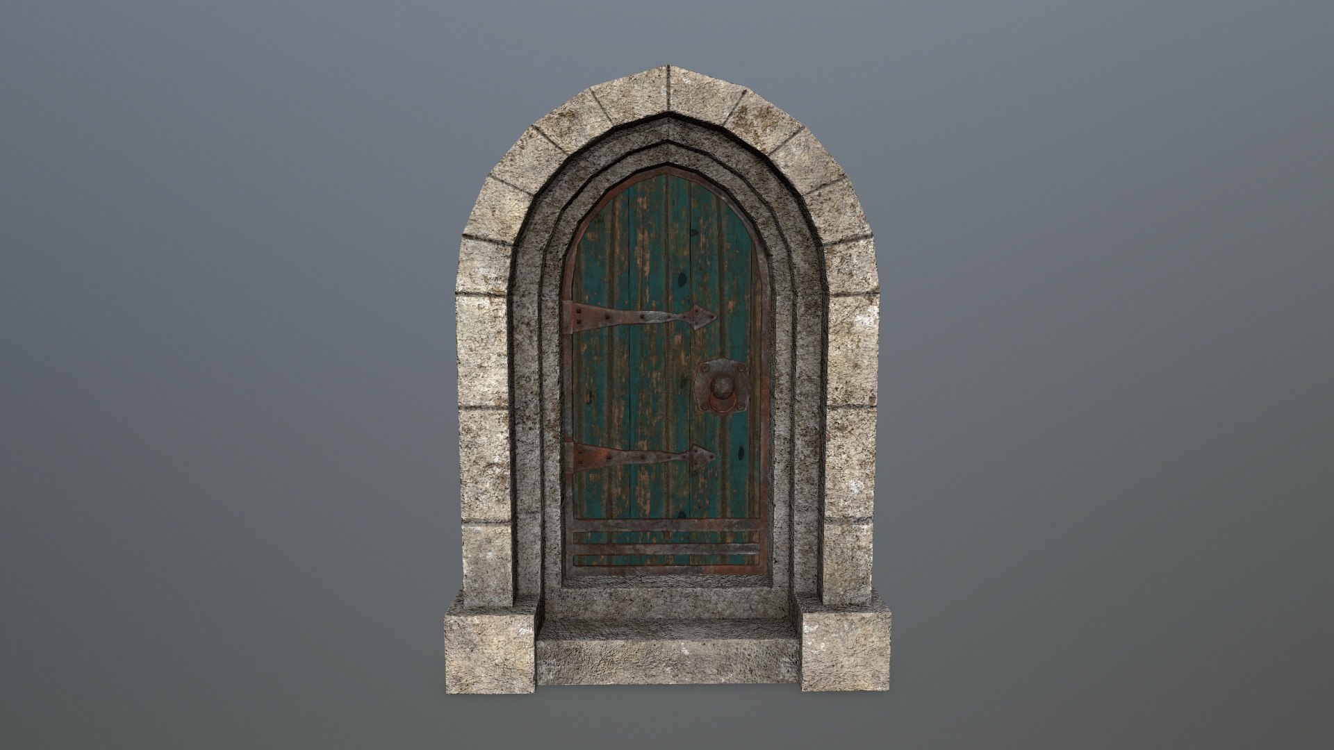 3D Medieval Door - TurboSquid 2031320