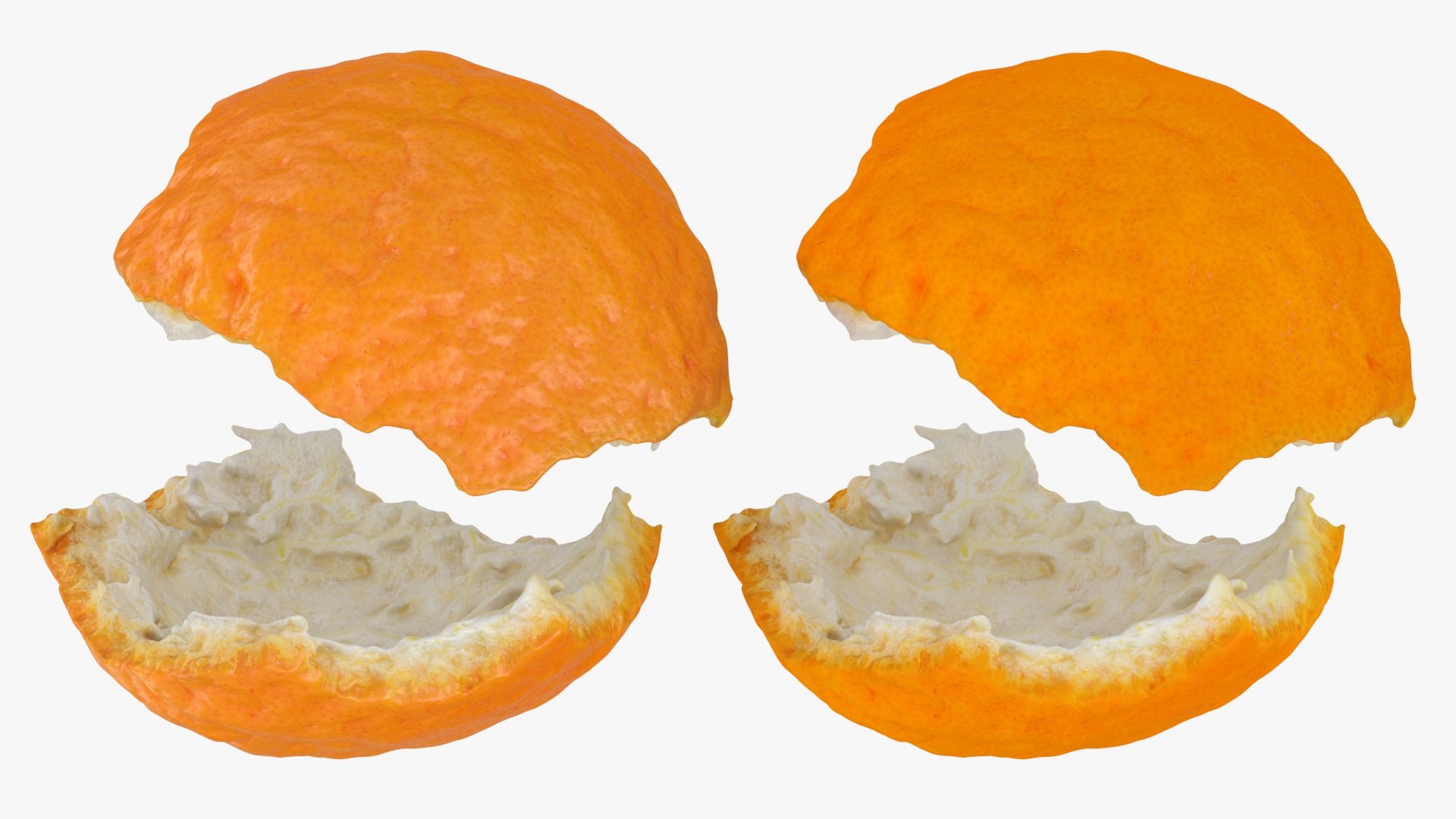 Mandarin Peel 3D Model - TurboSquid 2240937