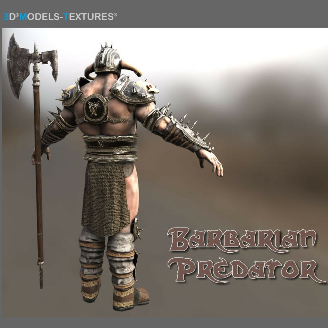 3D Model Barbarian Predator - TurboSquid 1208447
