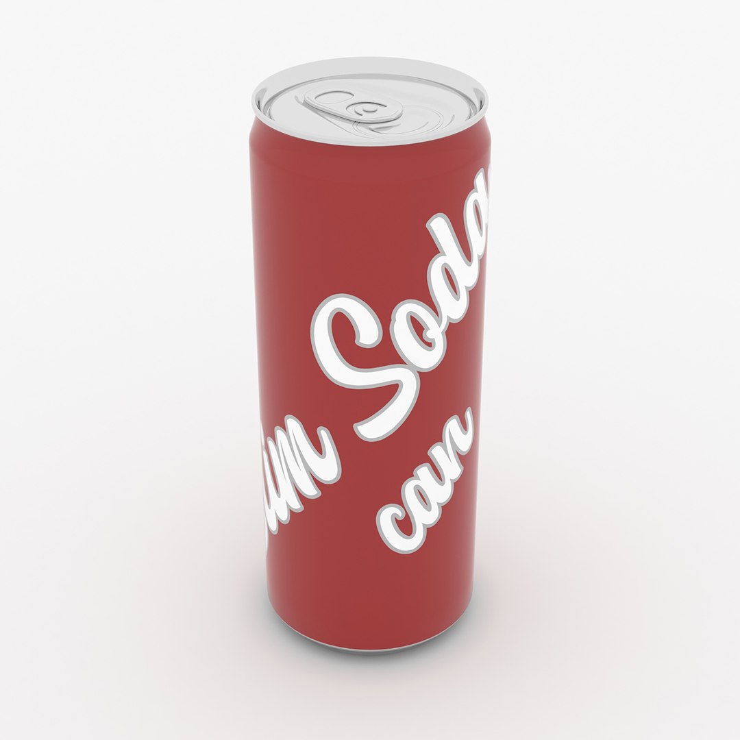 3D Slim Soda Can - TurboSquid 1953918