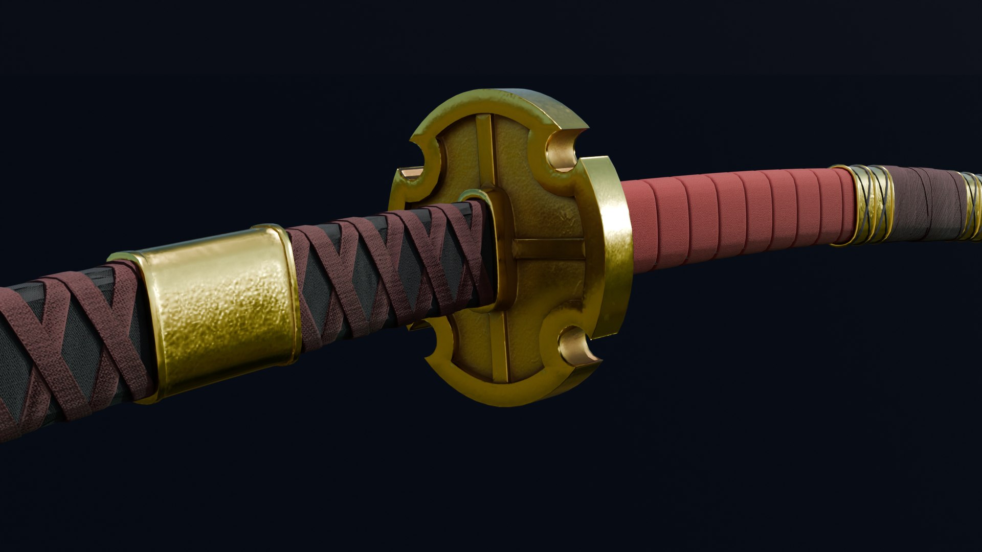 3D Model Katana - Sandai Kitetsu - TurboSquid 2240678