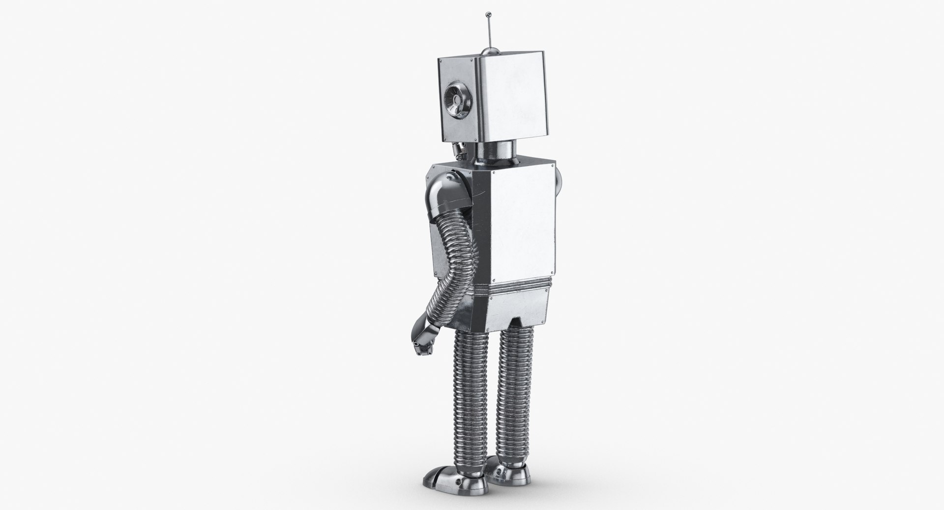 Robot 01 waving - model - TurboSquid 1522318