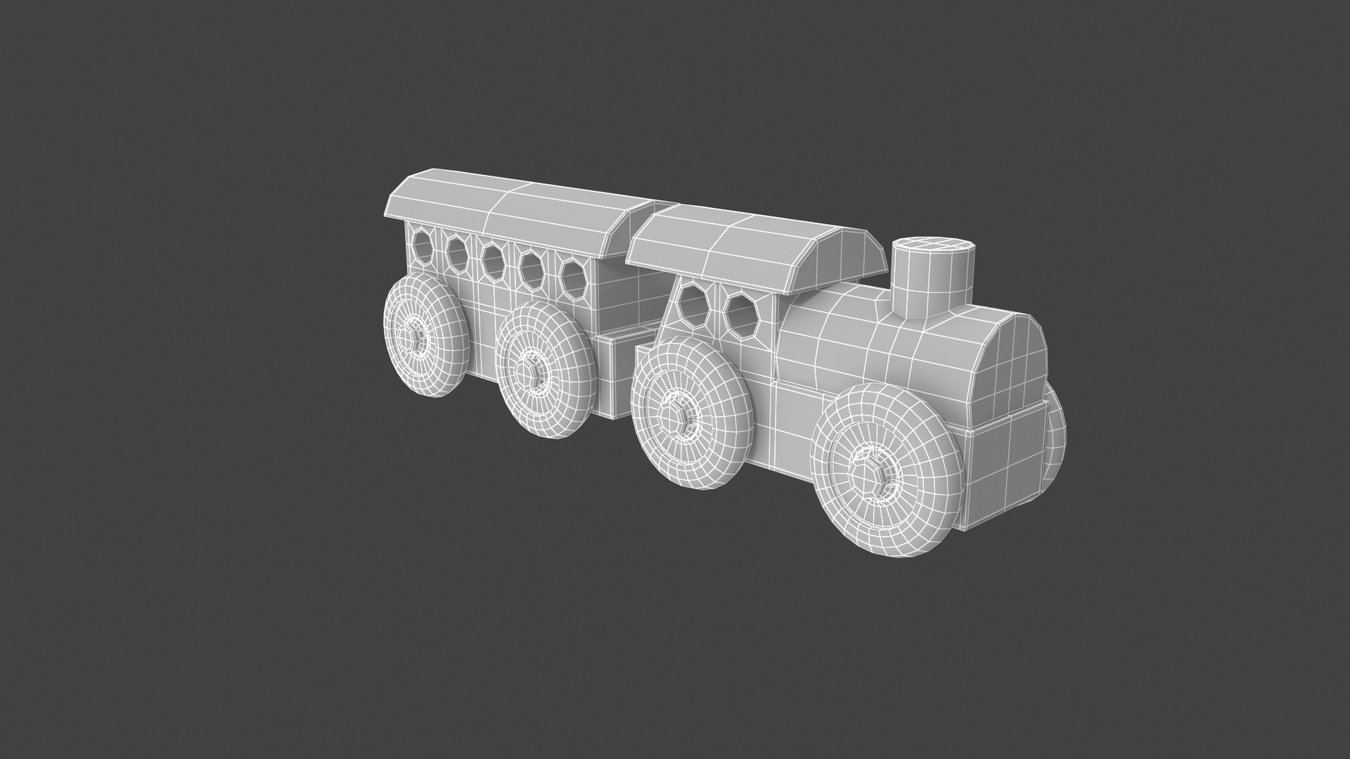Wooden Toy Train 1 3d Model 3d Model Turbosquid 1722592