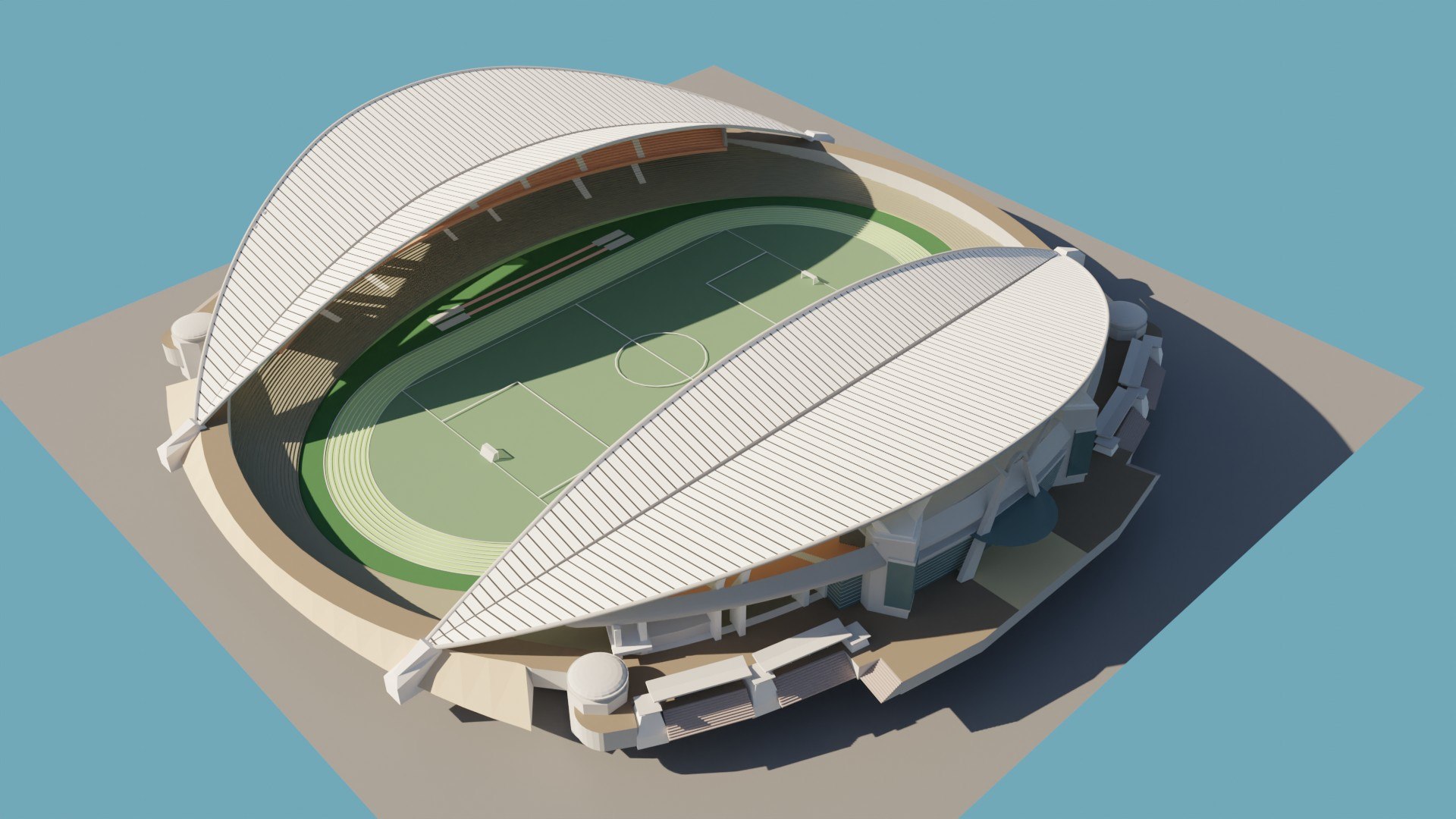 3d stadium model