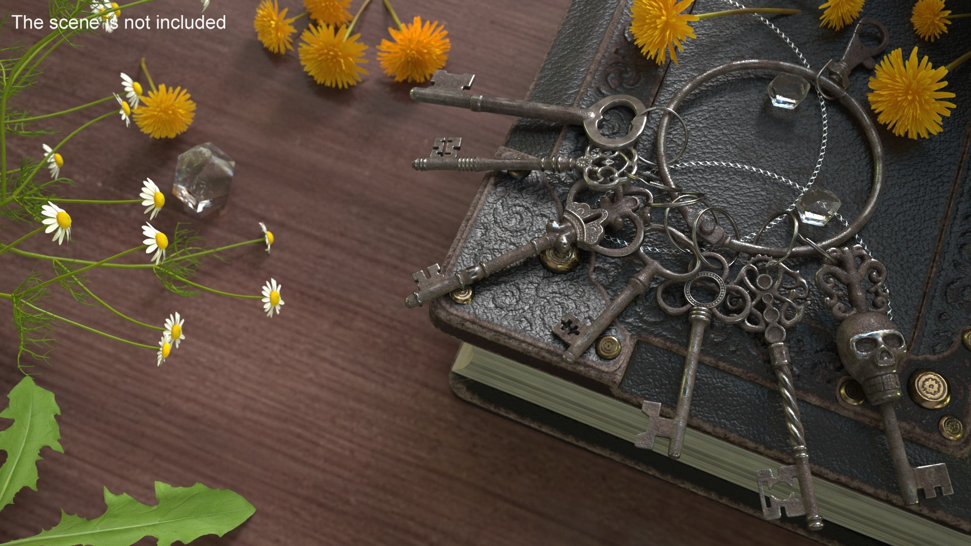 3D Skeleton Keys Bunch Steel - TurboSquid 2248105