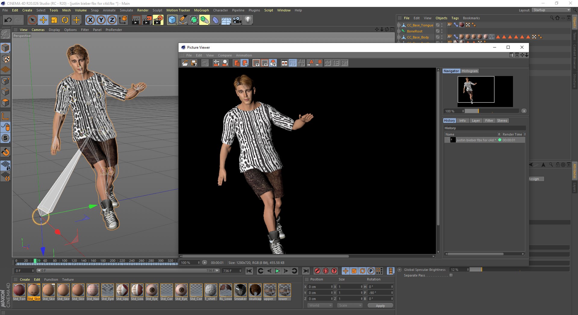 Justin Bieber The Great Singer 3D Model - TurboSquid 1743619
