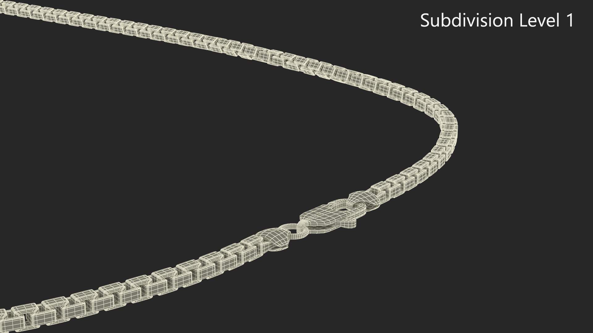 3D Model Gold Box Chain - TurboSquid 2132478