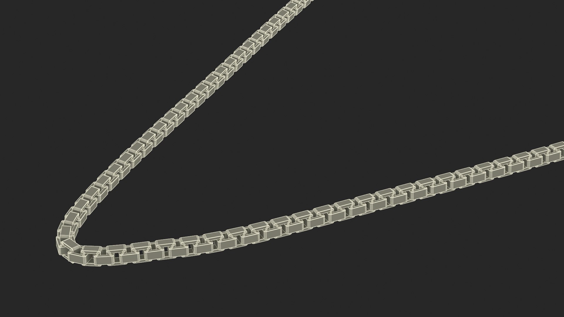 3D Model Gold Box Chain - TurboSquid 2132478