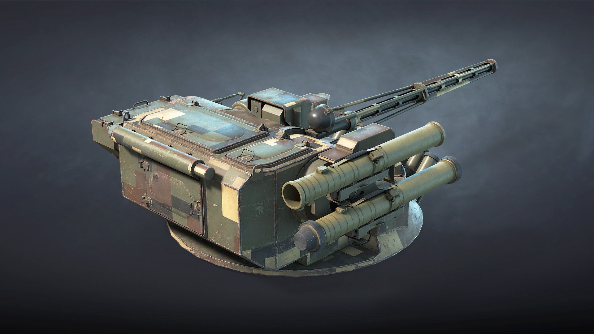 3D KBA-105 Shkval Combat Module Model - TurboSquid 2134700