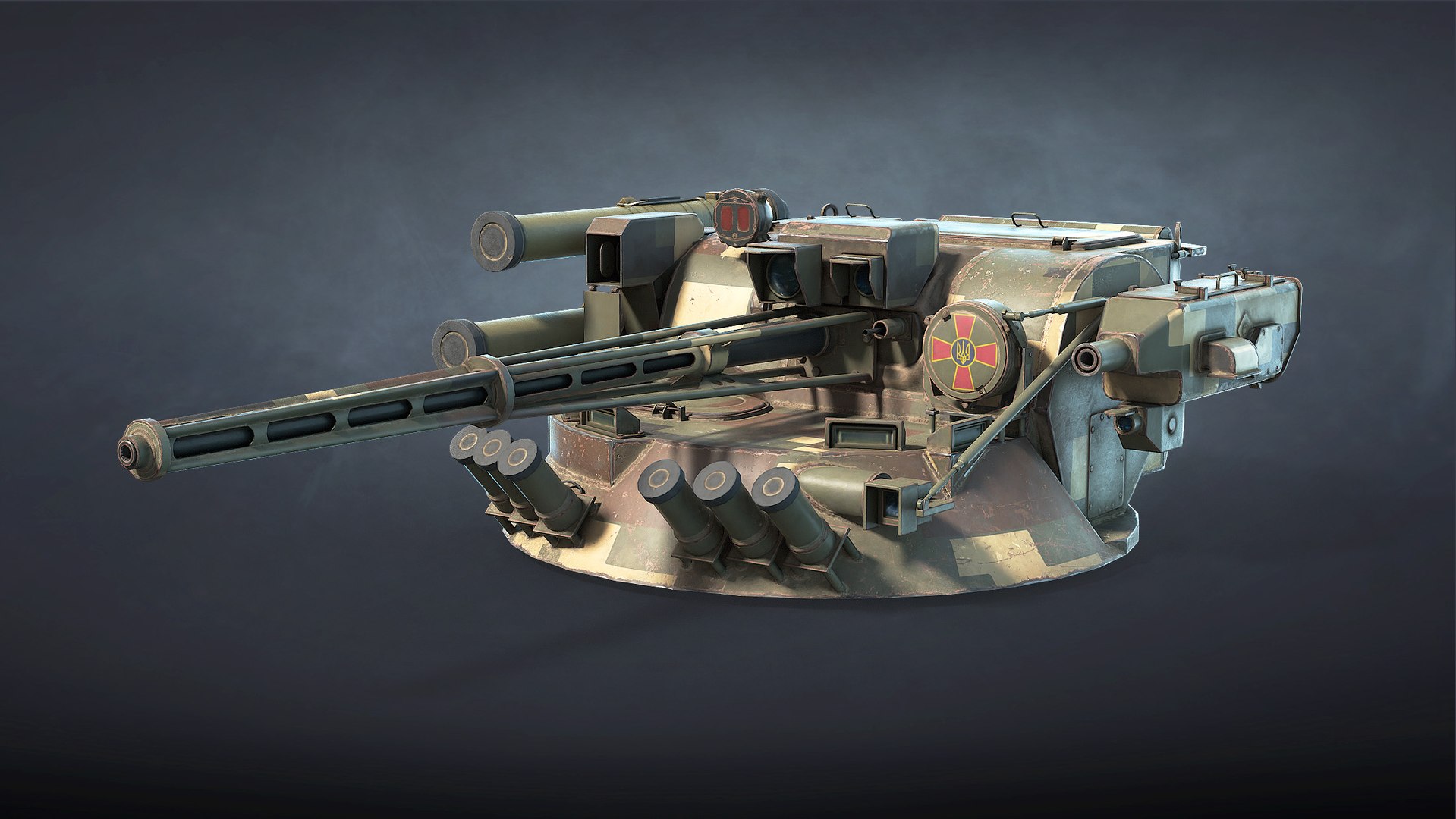 3D KBA-105 Shkval Combat Module Model - TurboSquid 2134700