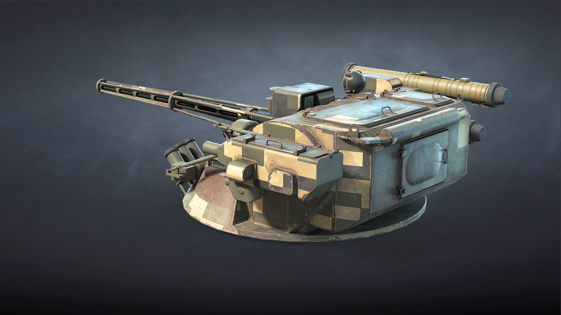 3D KBA-105 Shkval Combat Module Model - TurboSquid 2134700