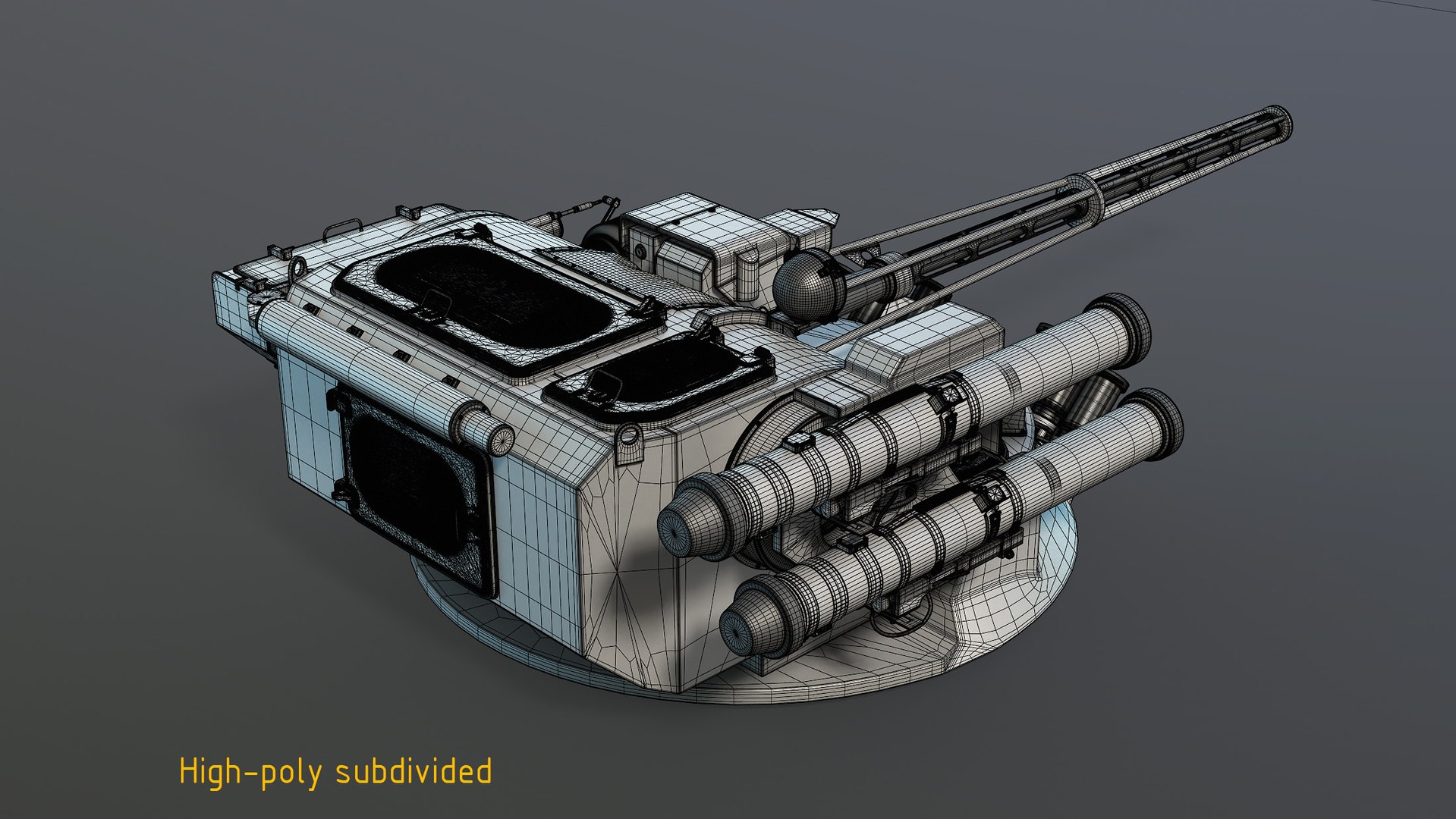 3D KBA-105 Shkval Combat Module Model - TurboSquid 2134700