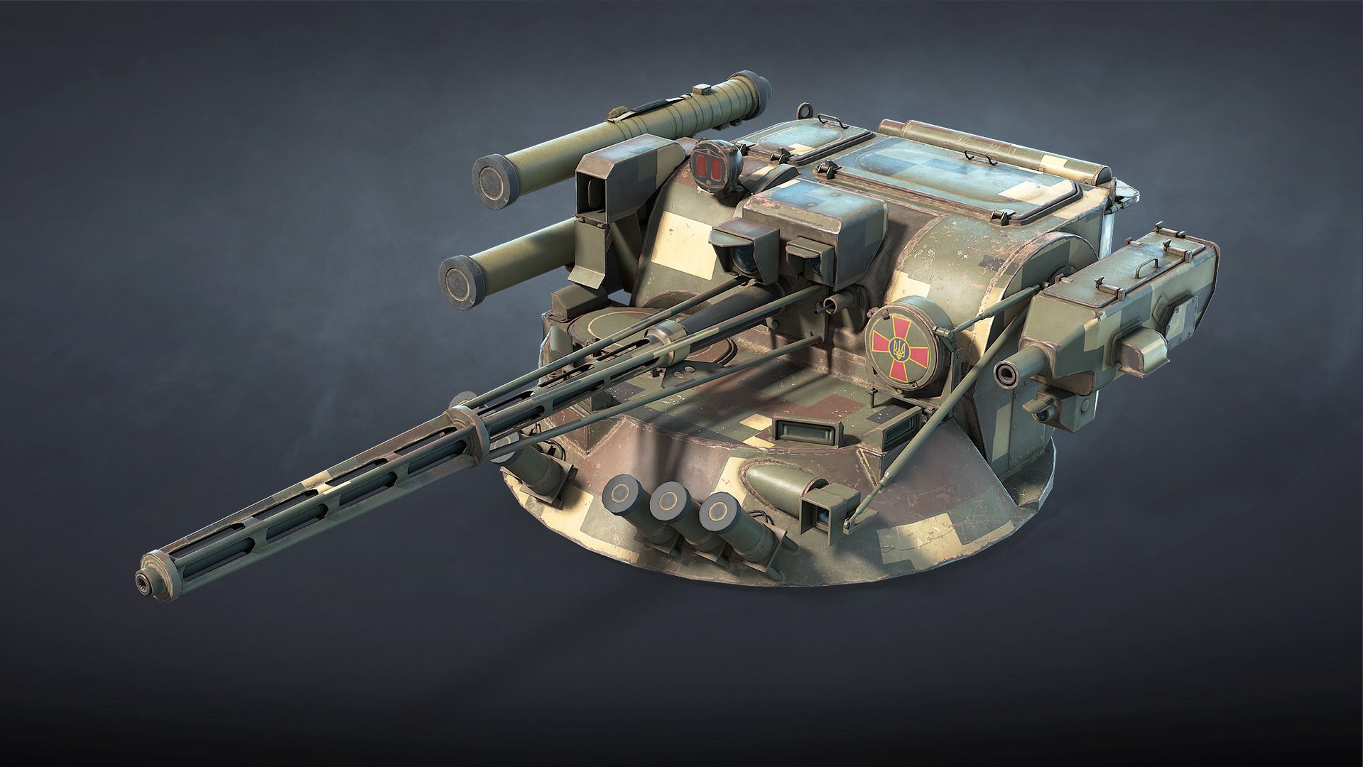 3D KBA-105 Shkval Combat Module Model - TurboSquid 2134700