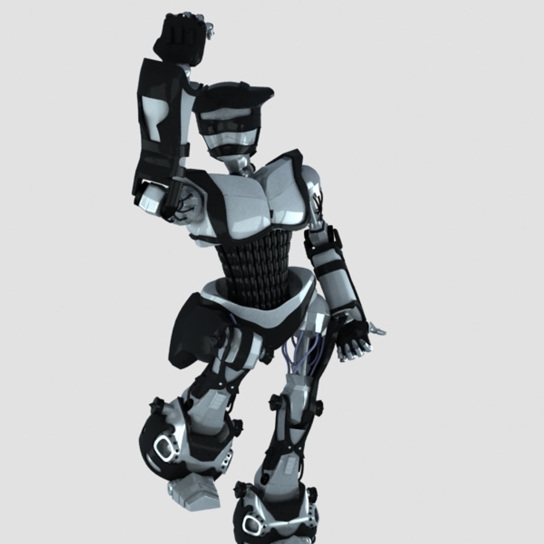 3d Model Robot Rigged