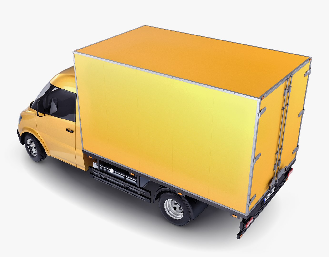 Generic Box Truck M 1 3D Model - TurboSquid 1966548
