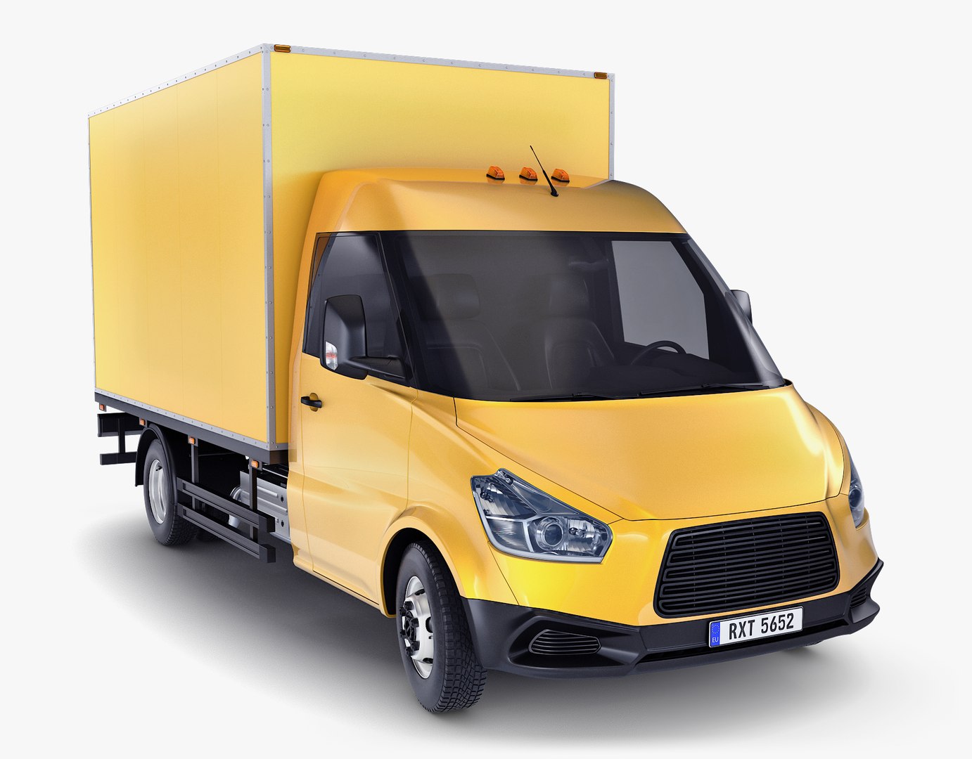 Generic Box Truck M 1 3D Model - TurboSquid 1966548