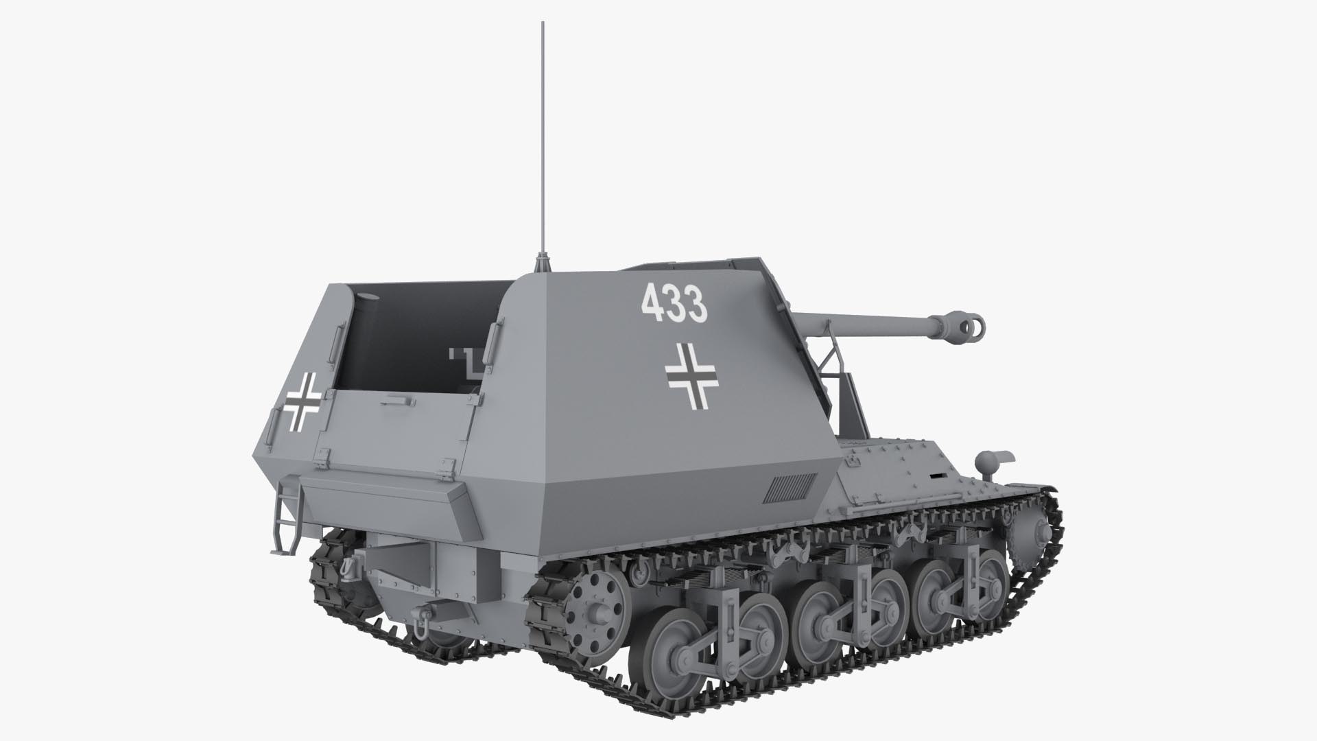 3D Sdkfz 135 Marder Auf - TurboSquid 1624430
