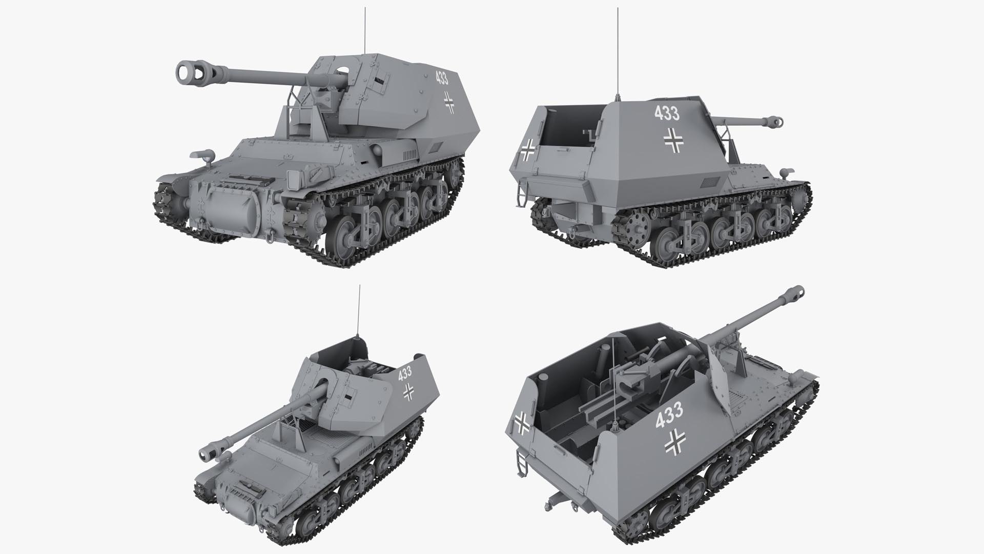 3D Sdkfz 135 Marder Auf - TurboSquid 1624430