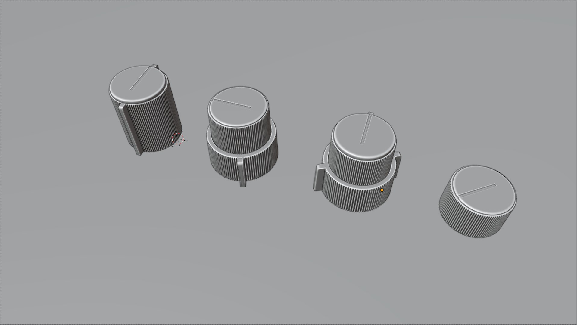 Neve 31102 knobs 3D - TurboSquid 1598822