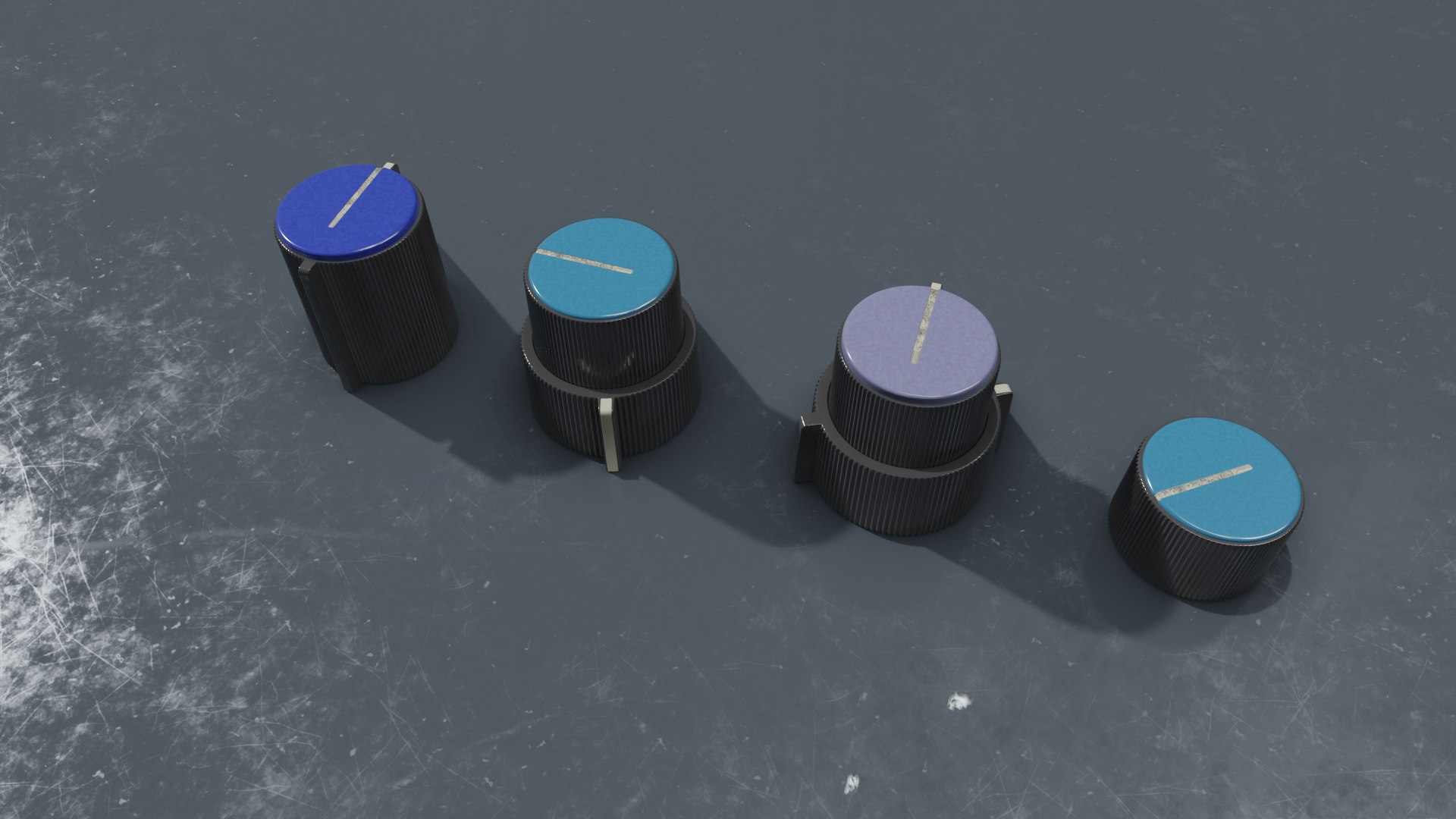 Neve 31102 knobs 3D - TurboSquid 1598822