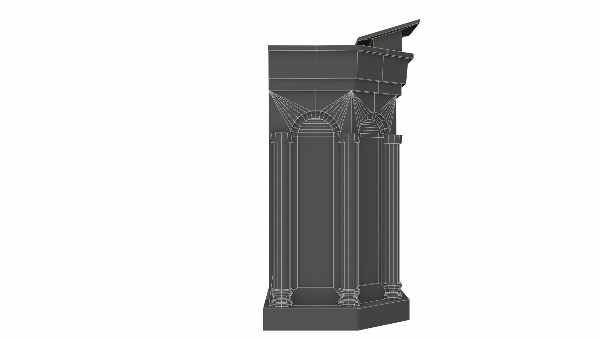 Pulpit Lectern Furniture 3D - TurboSquid 1694115