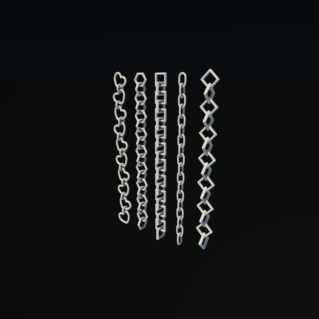 Gold And Silver Chain 3D Model 3D Model - TurboSquid 2338928