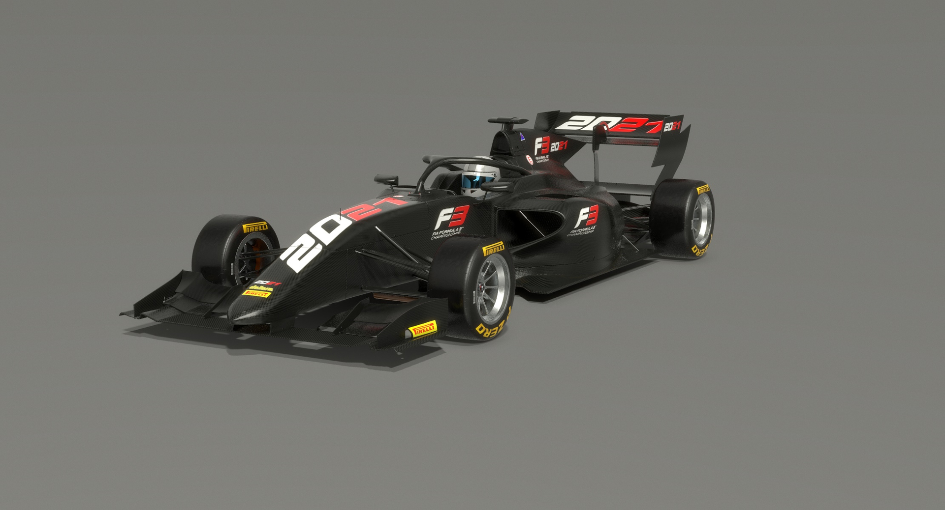 3D Formula 1 2 3 Season 2021 Race Car Collection Model - TurboSquid 1738674