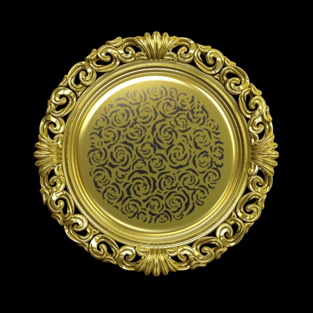 3d Model Decorative Dish Interior