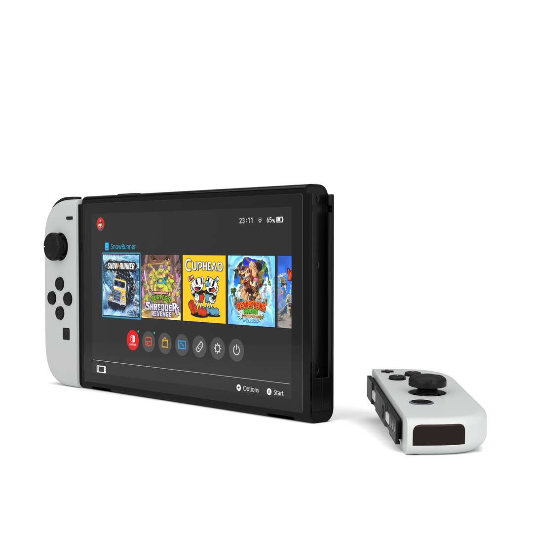 Nintendo Switch Oled Set 3D Model - TurboSquid 2263080