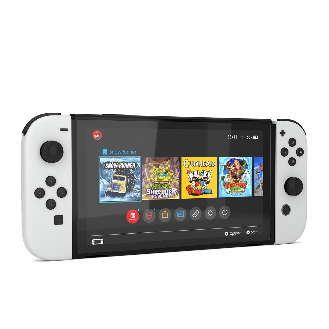 Nintendo Switch Oled Set 3D Model - TurboSquid 2263080