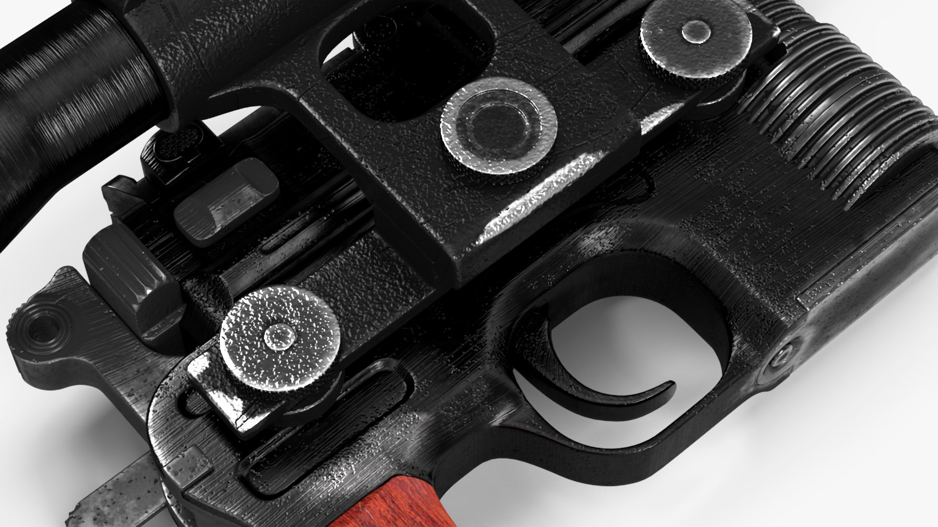 Han Solo Blaster 3D Model - TurboSquid 2261414