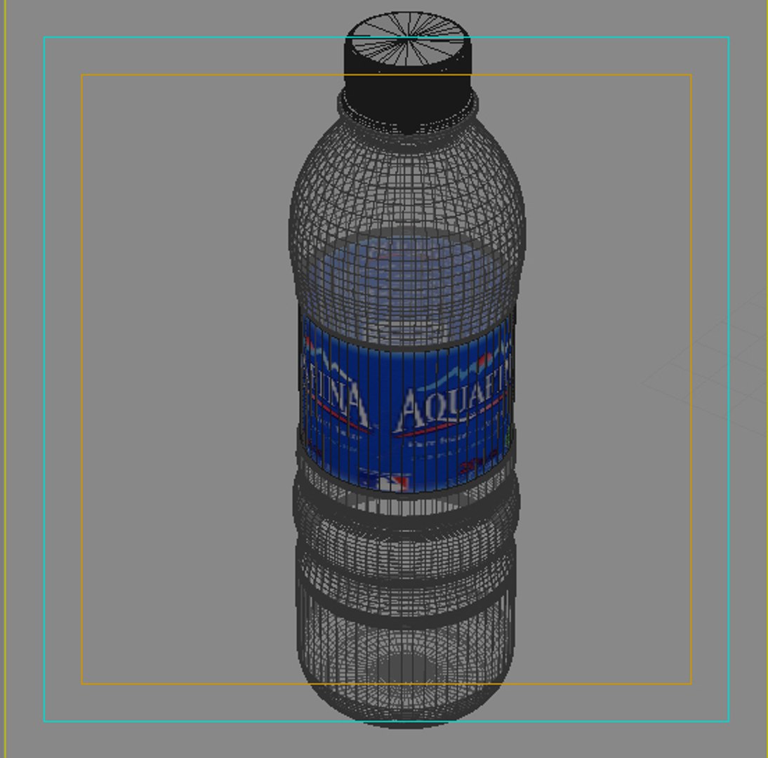 3ds Max Bottle Water