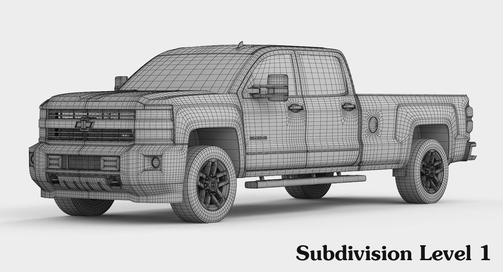 Chevrolet Silverado 3500hd Pickup 3d 3ds