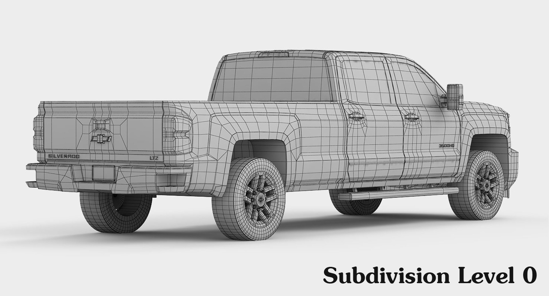 Chevrolet Silverado 3500hd Pickup 3d 3ds