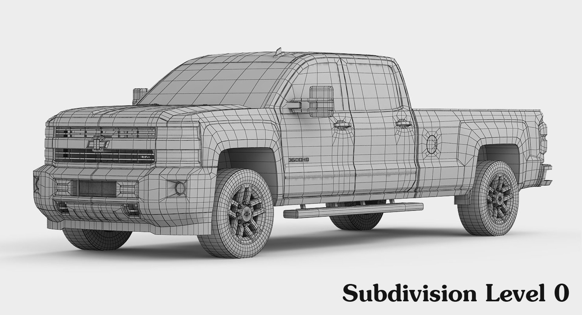 Chevrolet Silverado 3500hd Pickup 3d 3ds