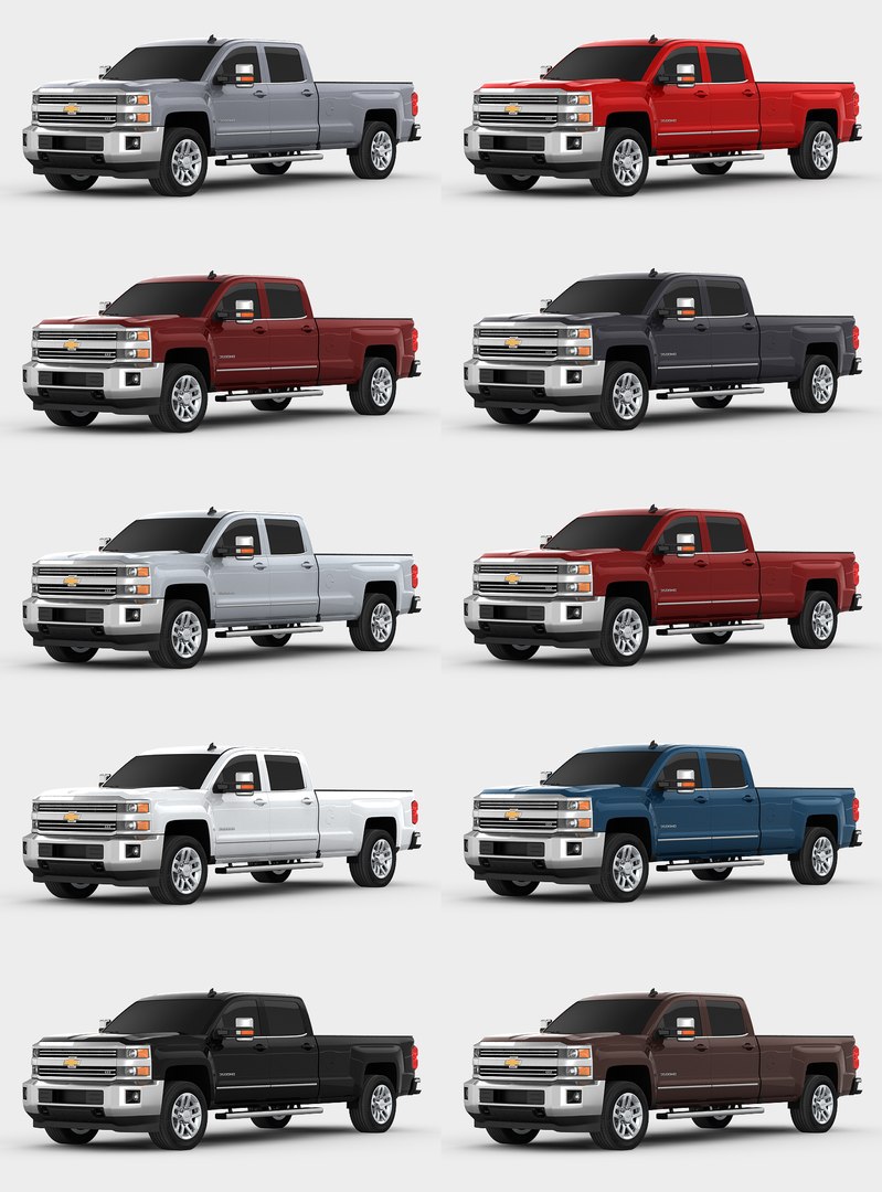Chevrolet Silverado 3500hd Pickup 3d 3ds