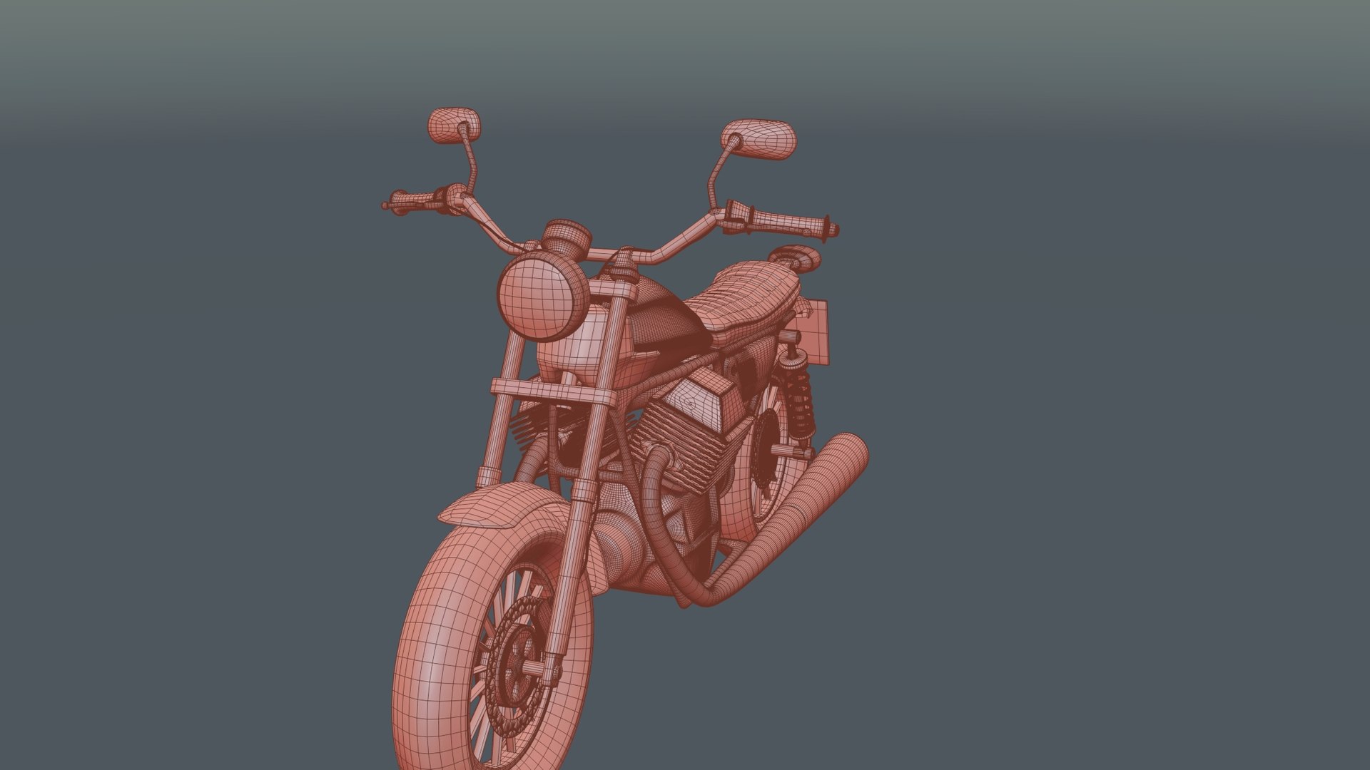 3D Moto Roadster Model - TurboSquid 1354175
