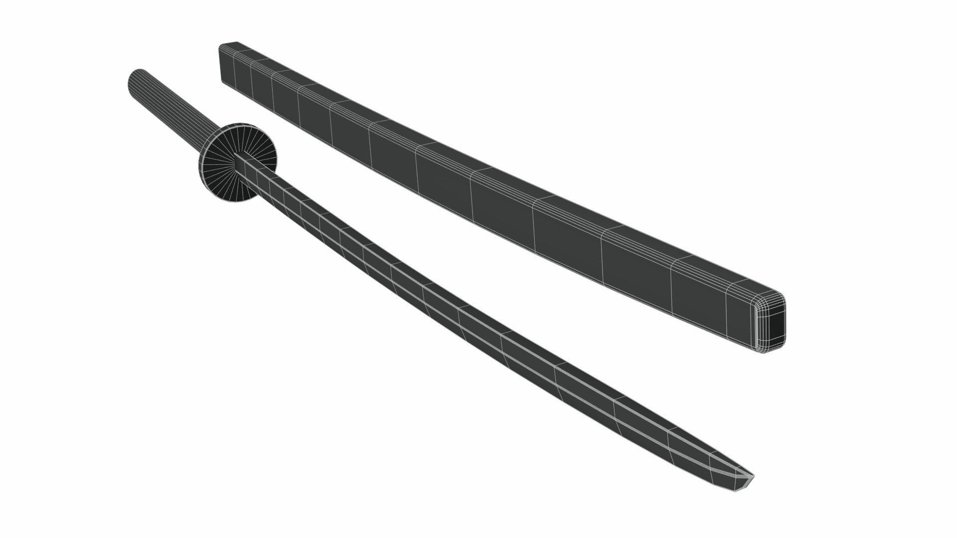 3D Bokken - TurboSquid 2015216
