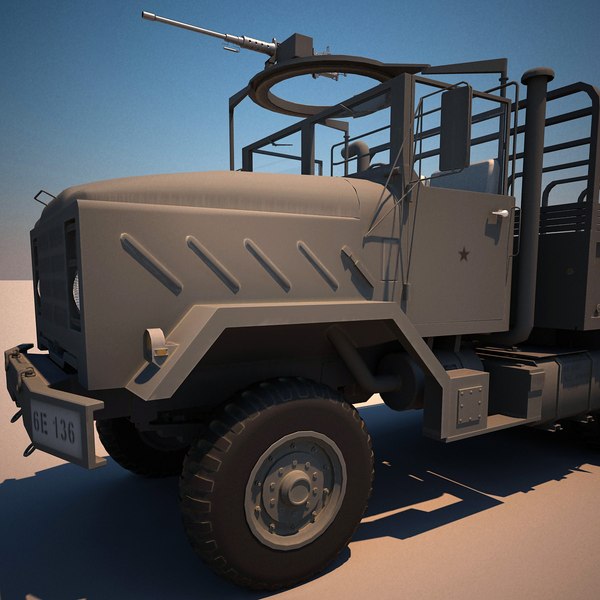 3d model m923 transport truck v5