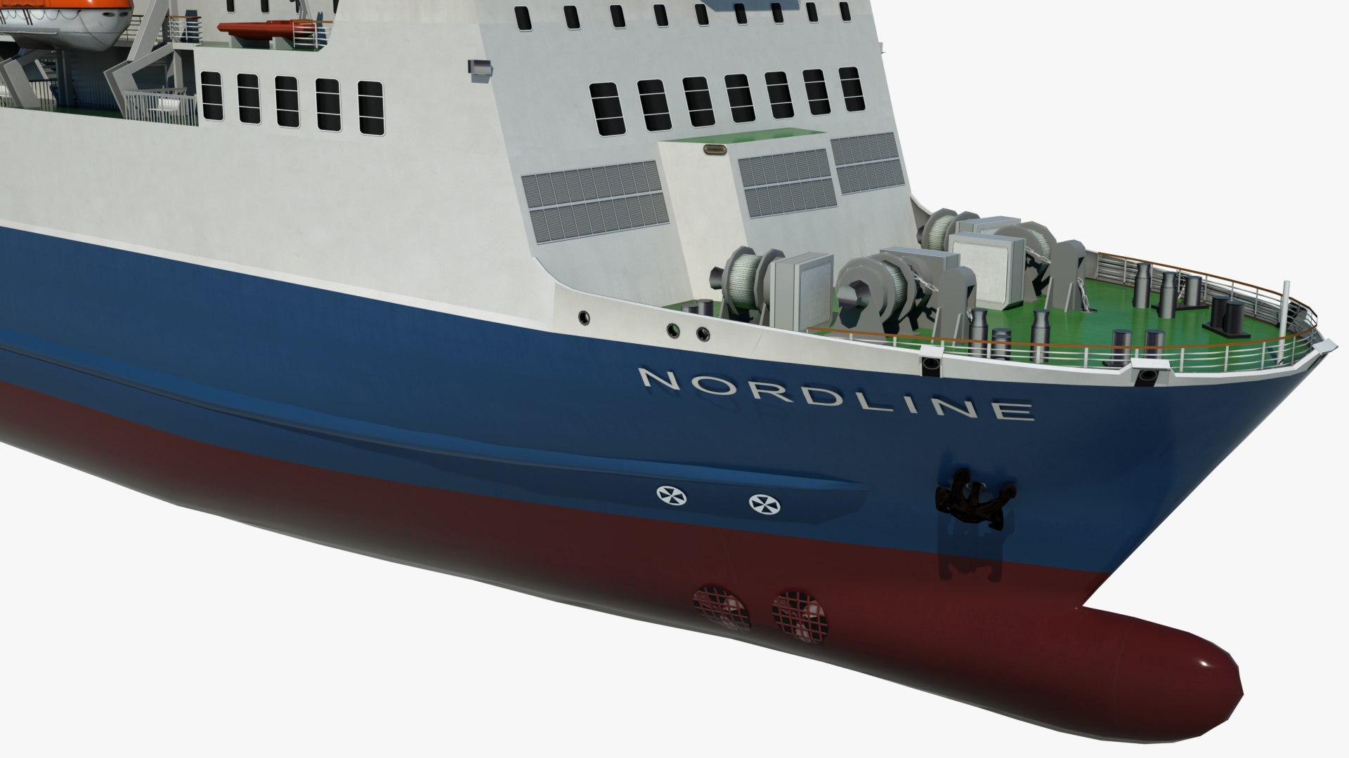 3D model passenger ferry nordline vessel ship - TurboSquid 1403334