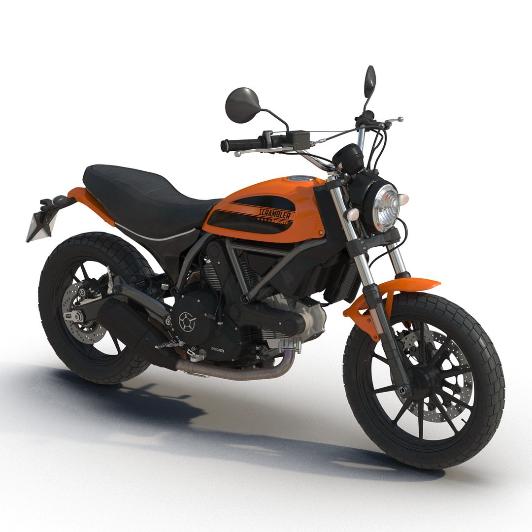 ducati scrambler sixty2 3d max