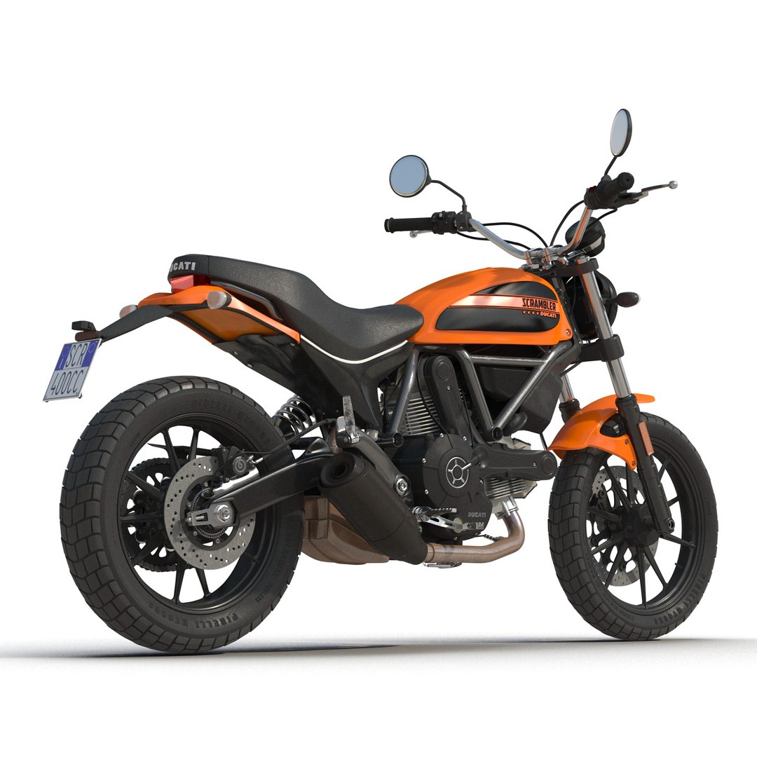 ducati scrambler sixty2 3d max