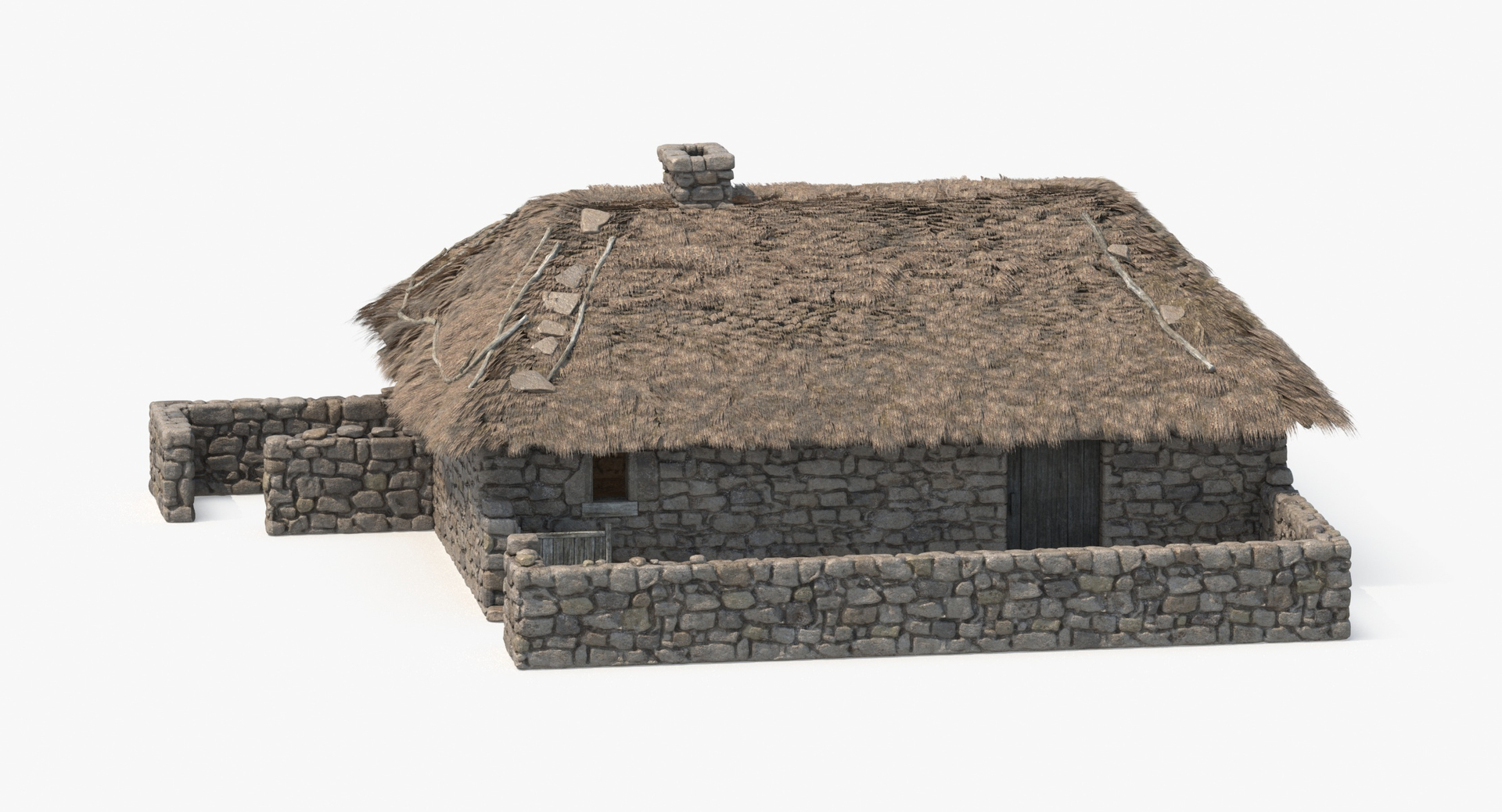 Iron Age House 02 3D - TurboSquid 2271725