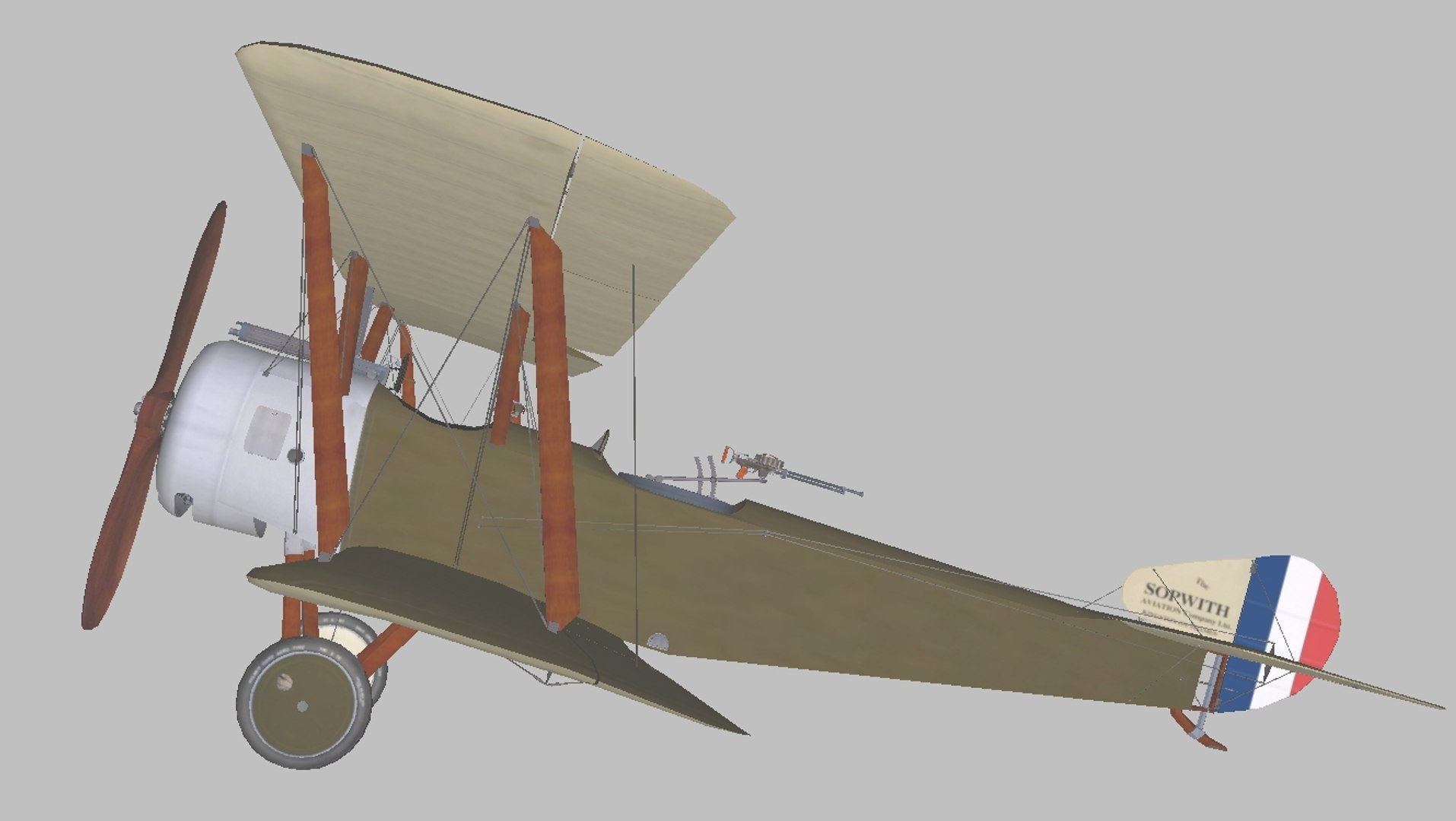 Sopwith 1 world 3D model - TurboSquid 1159511