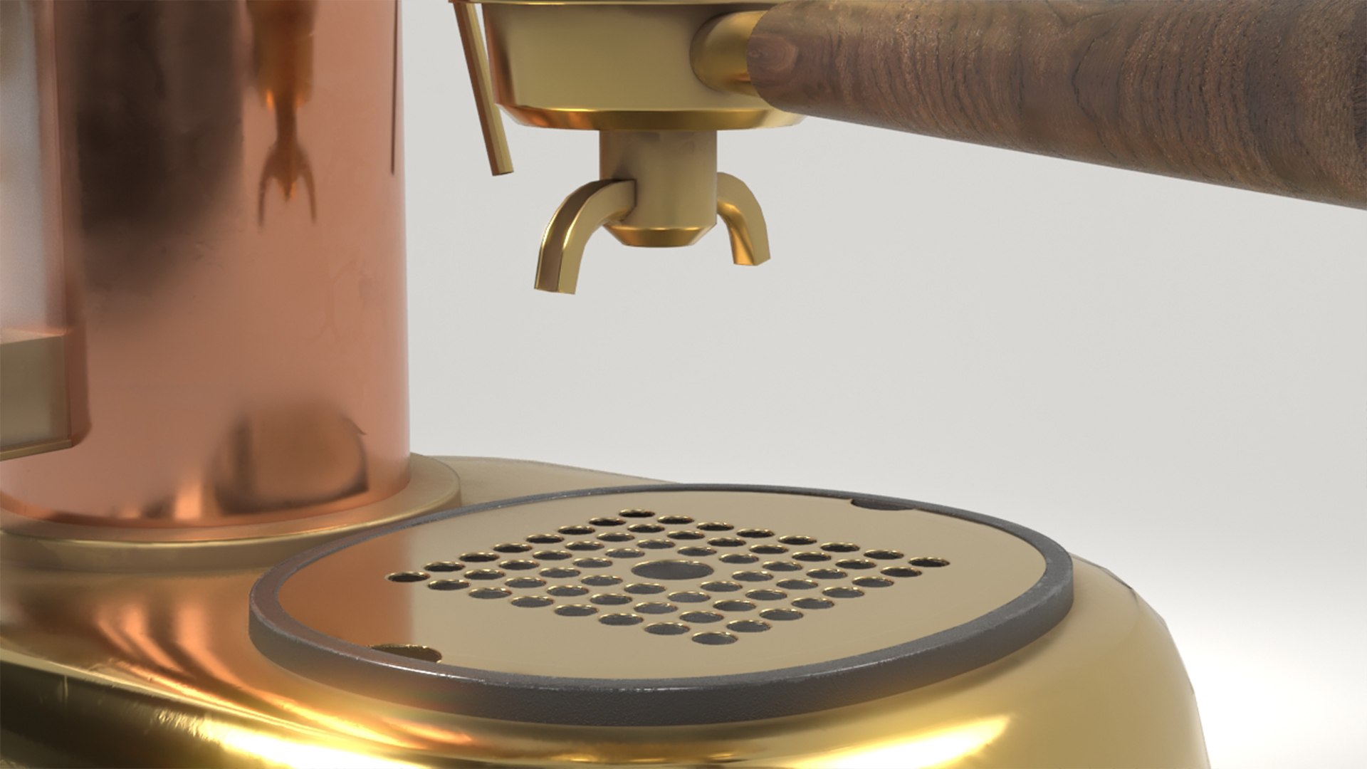 3D Model La Pavoni Espresso Coffee Machine - TurboSquid 2245703