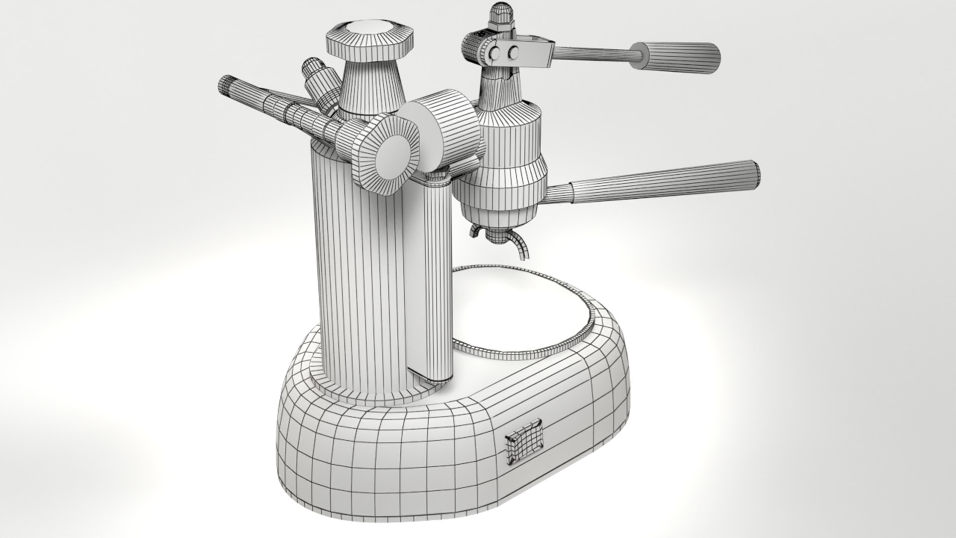 3D Model La Pavoni Espresso Coffee Machine - TurboSquid 2245703